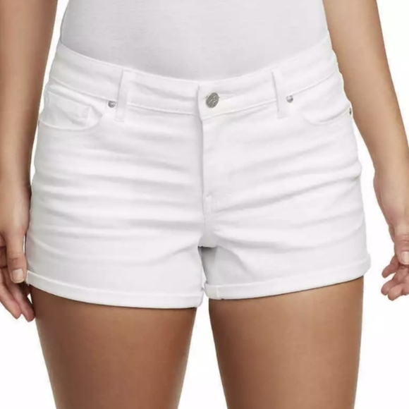 Jessica Simpson | Shorts | Jessica Simpson White Denim Jean Shorts ...